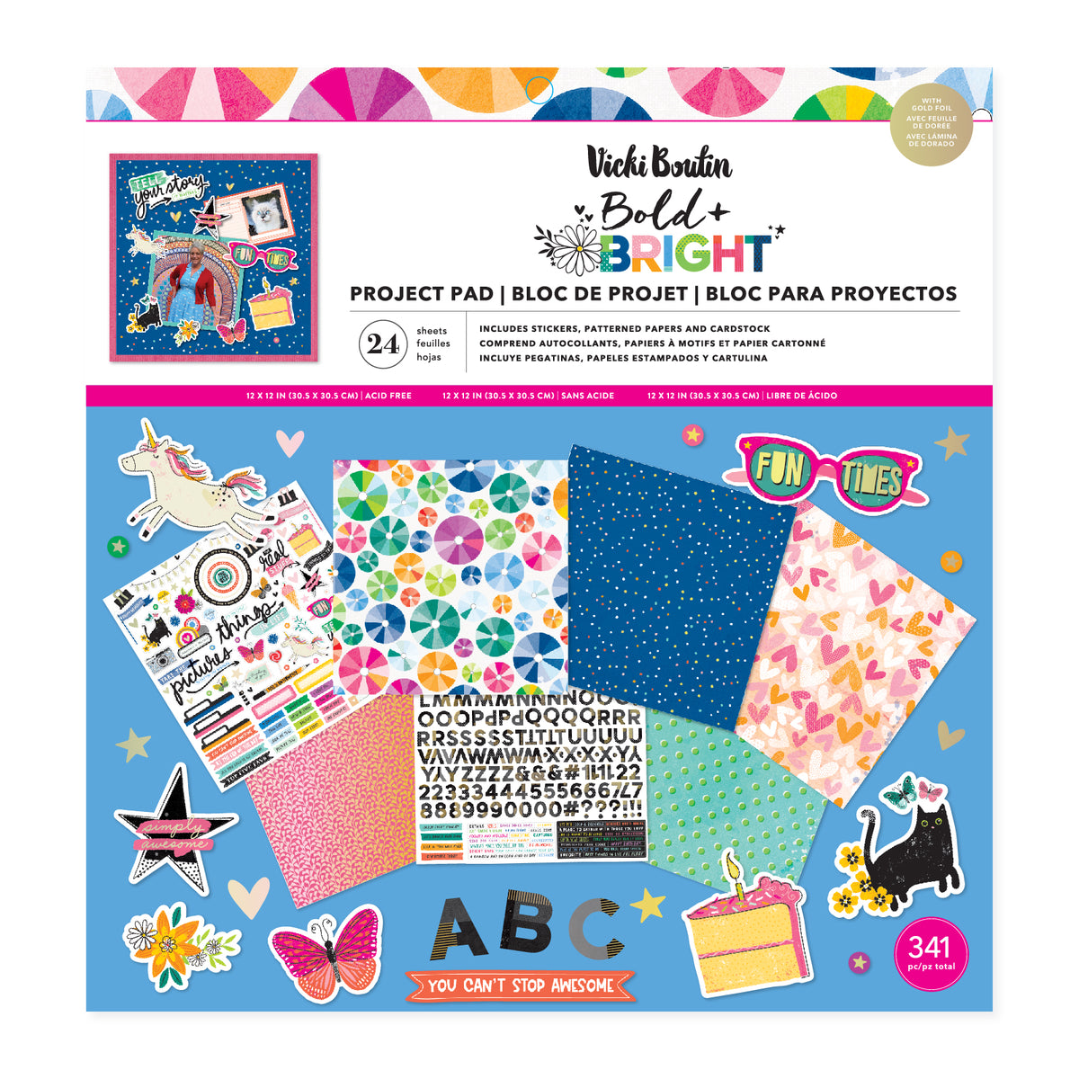 Bold + Bright Project Pad- Pre Order – Vicki Boutin Design