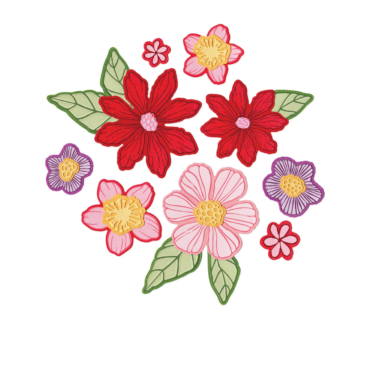 SIZZIX Stamps/Framelits Die Set - Floral Layers #1 by Vicki Boutin - U ...